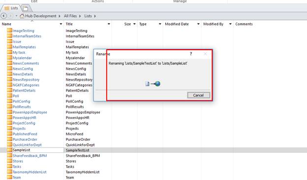 Change The List/Library URL In SharePoint