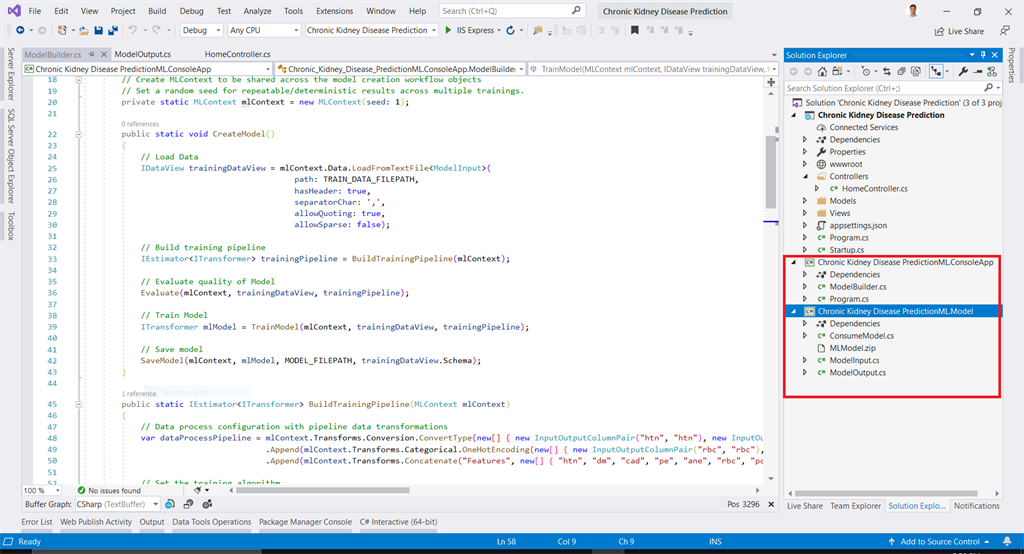 Chronic Kidney Disease Prediction In ASP.NET Core Using ML.NET