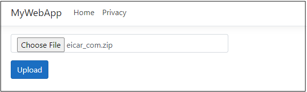 ClamAV Antivirus Scan On File Upload Content In .NET Application