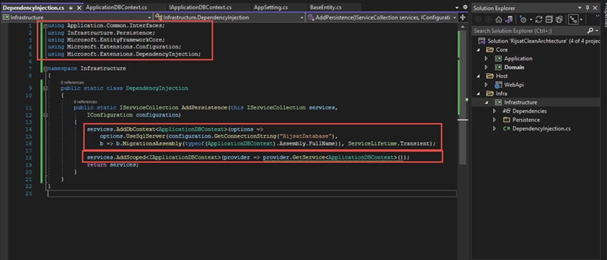 Clean Architecture With .NET 6 Using Entity Framework
