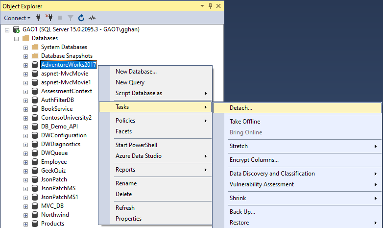 Database Recovery 1 Clone Database From One Instance To Another In Sql Server