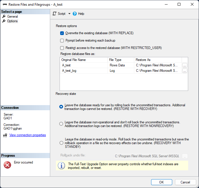Database Recovery 1 Clone Database From One Instance To Another In Sql Server