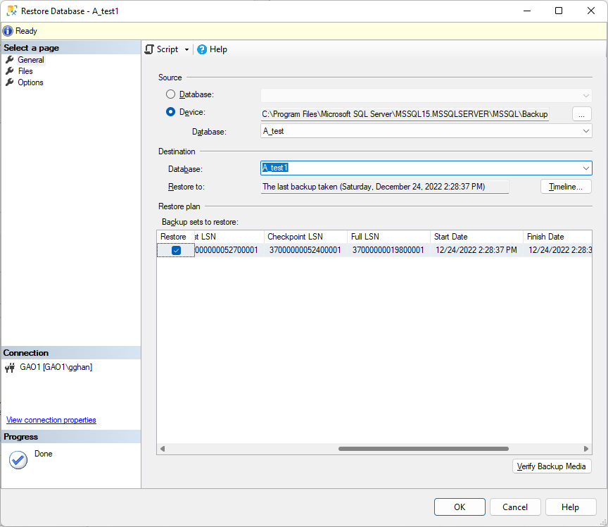 Database Recovery (1): Clone Database From One Instance To Another In SQL Server