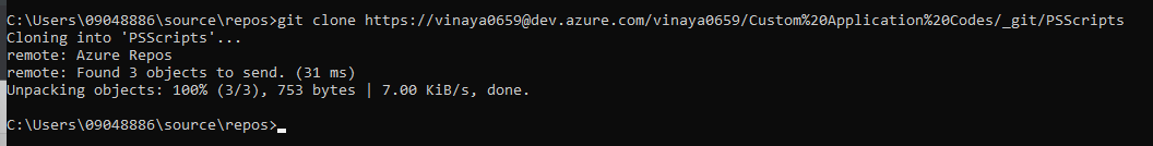 Code CheckIn Using Git Commands