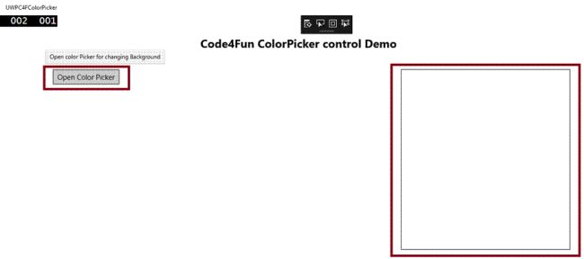 Coding4fun ColorPicker Control In UWP With XAML And C#