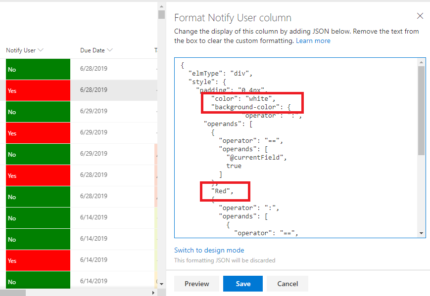 Column Formatting In Sharepoint Online No Coding 1151