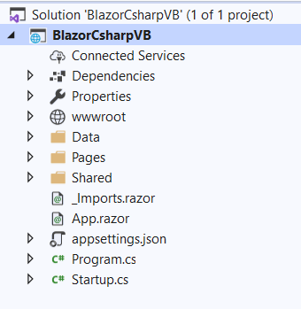 Combine C# And VB.NET In the Same Blazor Project