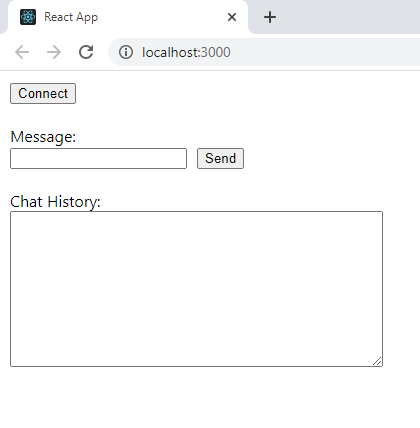 Communication Between WinForm Application And React JS Application Using SignalR