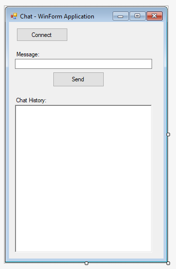 Communication Between WinForm Application And React JS Application Using SignalR