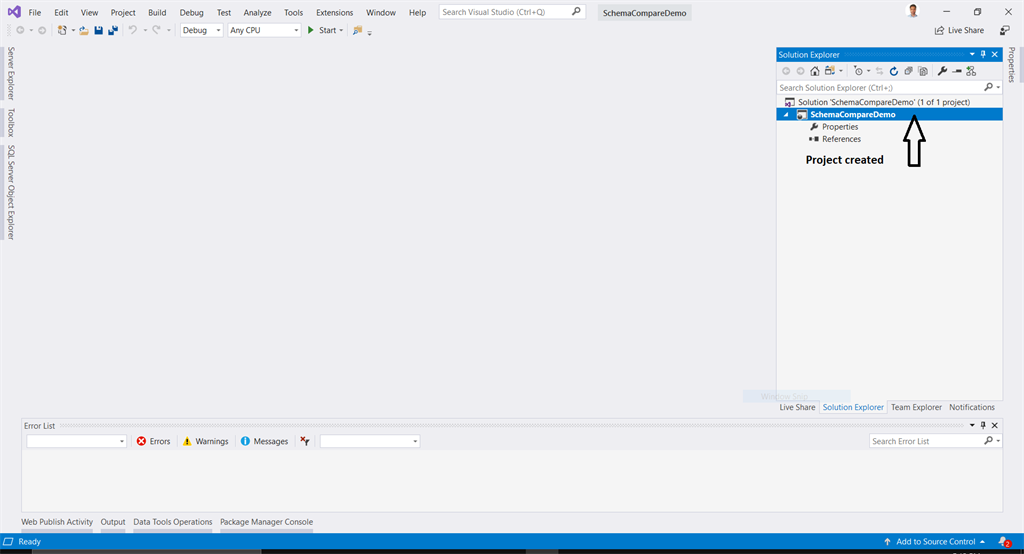 Compare And Update Sql Server Database Project With Visual Studio