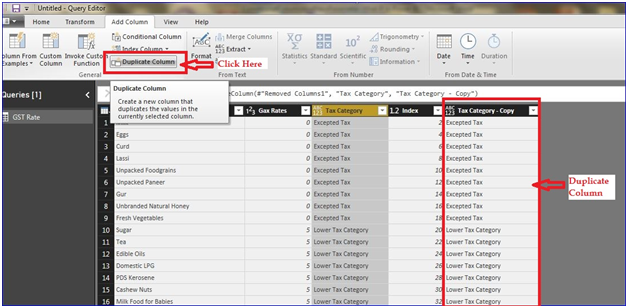 Conditional Column Index Column And Duplicate Column In Power Bi