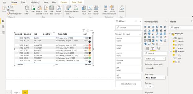 Conditional Formatting By Icons In Power BI