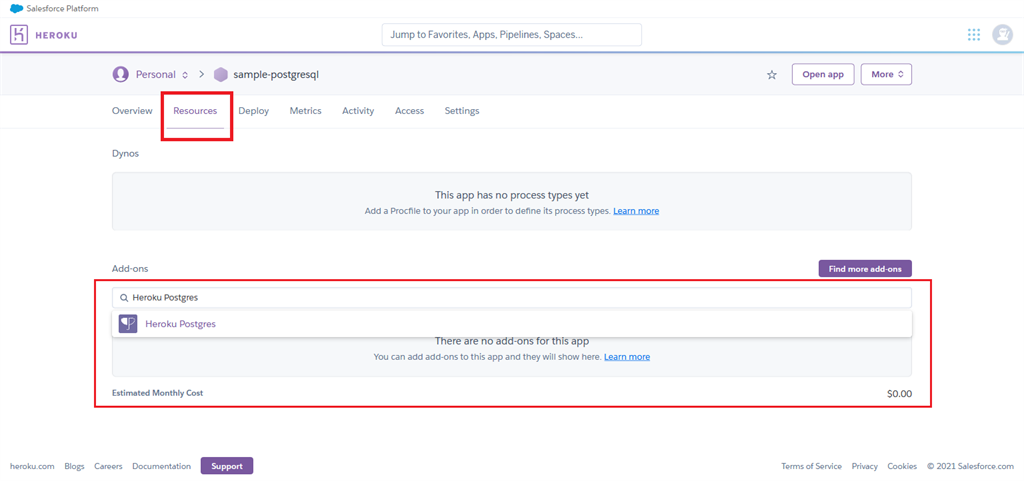 Configuration Postgresql Database On Heroku 1832
