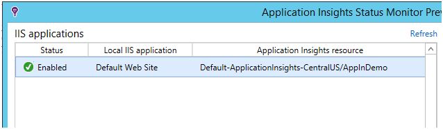 Configure an IIS Server To Use Application Insight