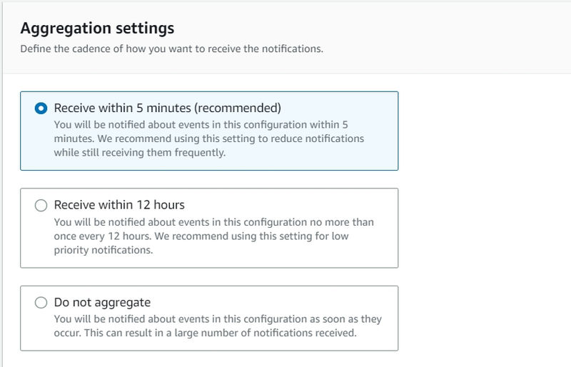 Configure AWS User Notifications for AWS Services Configure AWS User Notifications for AWS Services