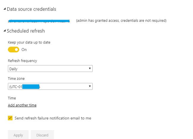 Configure Data Gateway With Sql Server Database Using Recommended Or 8623