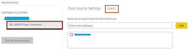 Configure Data Gateway With SQL Server Database Using Recommended Or ...