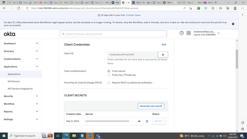 Configure OpenID for Okta Integration in Customer Portal Configure OpenID for Okta Integration in Customer Portal