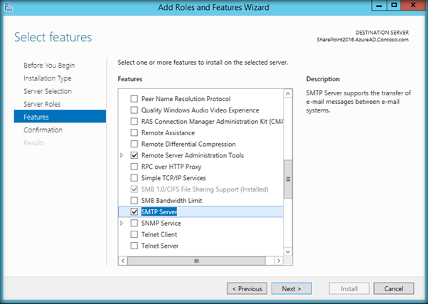 Configure Outgoing Email Functionality In SharePoint Server 2016