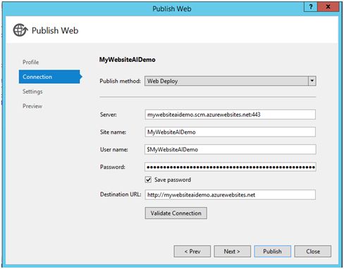 Add Application Insight In Existing ASP.NET Web Application