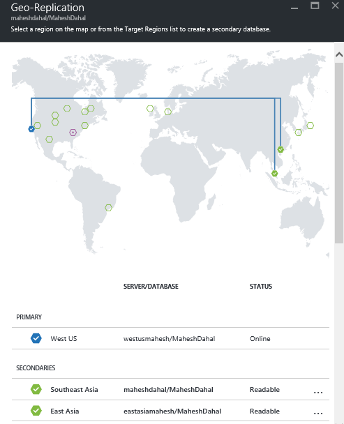 Configuring GEO Replication In SQL Azure Database Configuring GEO Replication In SQL Azure Database