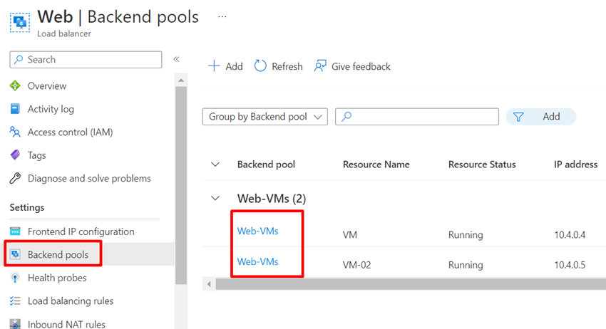 Configuring NAT And PAT For Azure Load Balancer