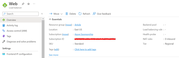 Configuring NAT And PAT For Azure Load Balancer Configuring NAT And PAT For Azure Load Balancer
