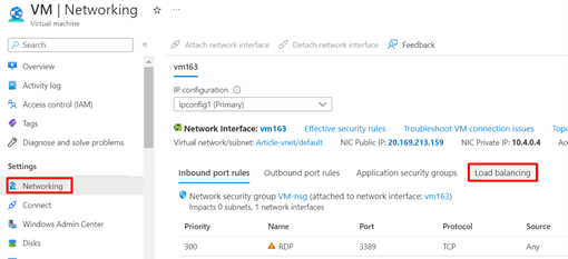 Configuring NAT And PAT For Azure Load Balancer Configuring NAT And PAT For Azure Load Balancer