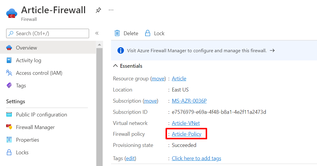 Configuring The DNAT Rules In Azure Firewall Configuring The DNAT Rules In Azure Firewall