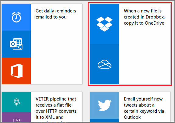 Connect Dropbox To Onedrive Using Azure Logic App