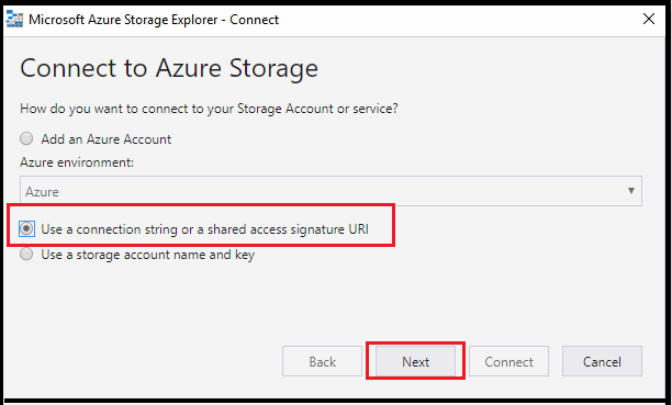 Connect Storage Explorer Using Sas Token