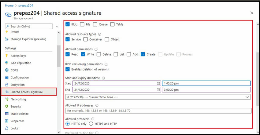 Connect Storage Explorer Using SAS Token