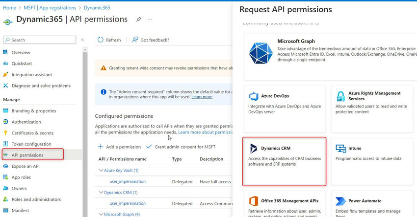 Connect to Dynamics CRM with Dataverse from Azure Function