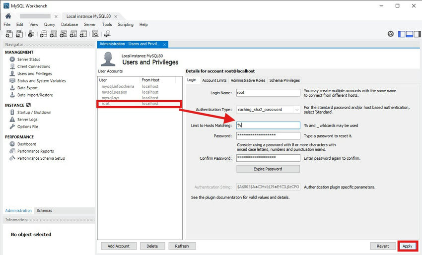 Connecting to a MySQL Database Over LAN Using SQL Workbench