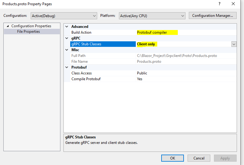 Consuming Grpc Service At Client Based Net Core 60 Entity Framework