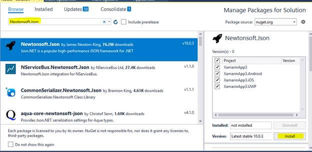 Consuming RESTful Services In Xamarin.Forms - Part One