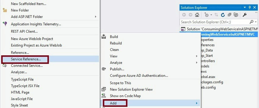 Consuming Web Service In ASP.NET MVC