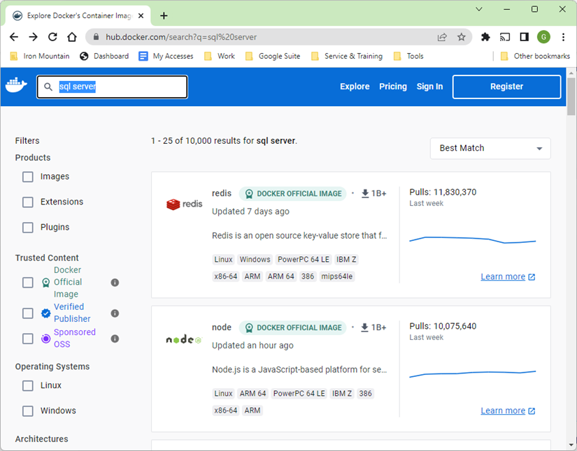 Container (3), Installing SQL Server Into Docker