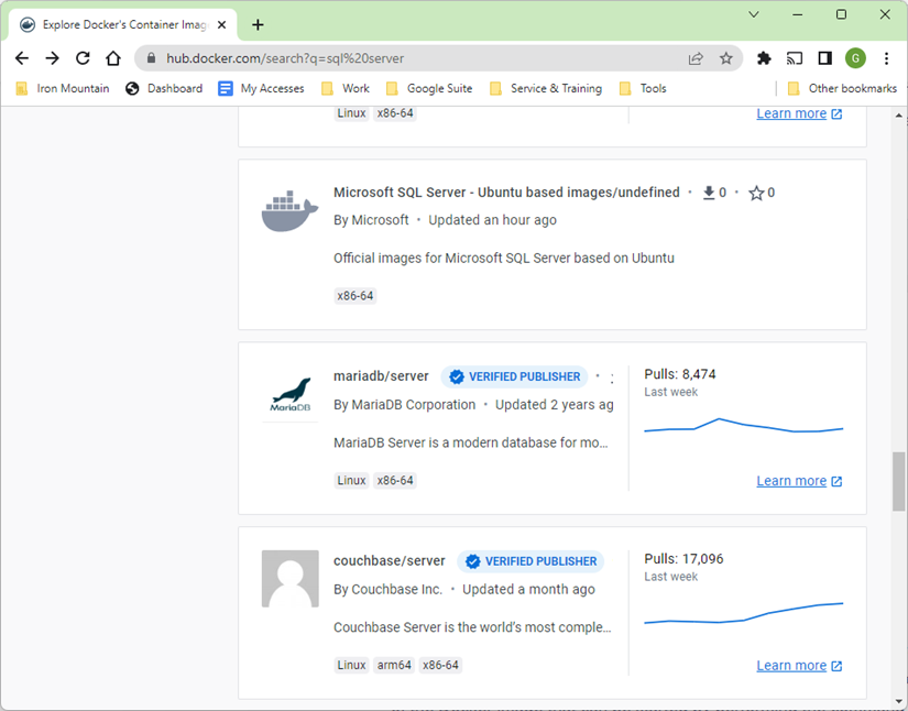 Container (3), Installing SQL Server Into Docker