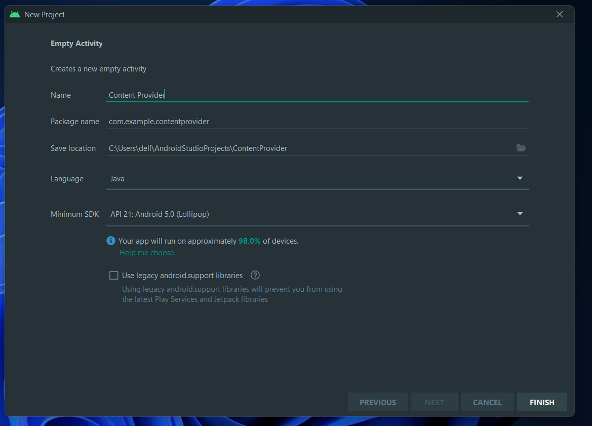 Content Provider In Android Studio (Simple Steps)