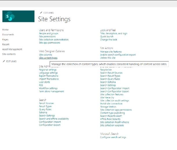 Content Types In SharePoint Online