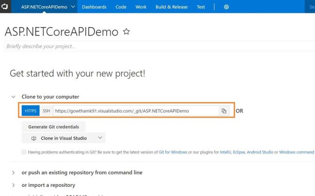 Continuous Integration Of ASP.NET CORE API Application In VSTS