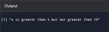 Control Structures in R Programming