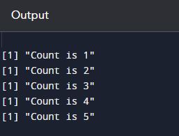 Control Structures in R Programming