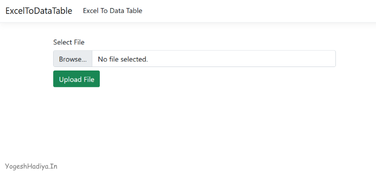 Convert Excel To Data Table In Aspnet Core Using Ep Plus