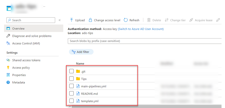 Copying Files from Git Repository to Azure Storage in Azure DevOps