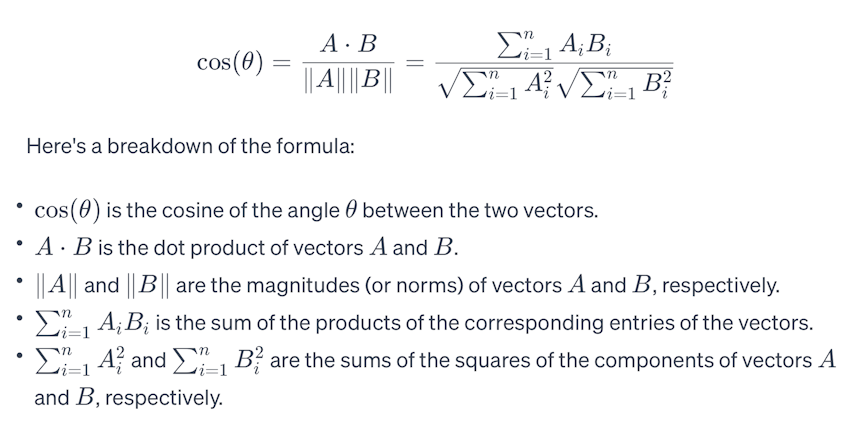 Cosine Similarity: Benefits for Text Embeddings Cosine Similarity: Benefits for Text Embeddings