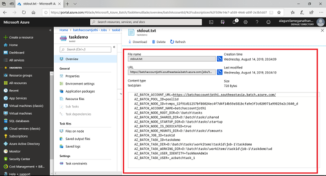 Create A Batch Job And Run Your First Batch Job Uisng Azure Batch