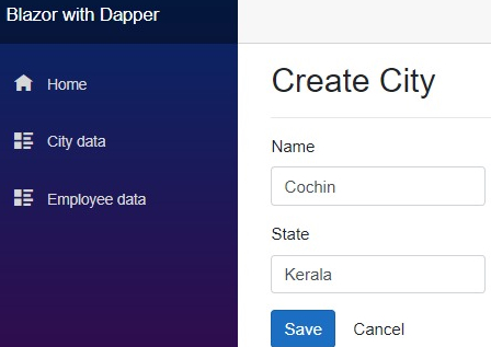 Create A Blazor Server SPA With Dapper
