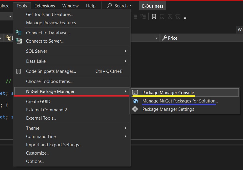 Create a Model with Database Table in .NET 8 using EF Core